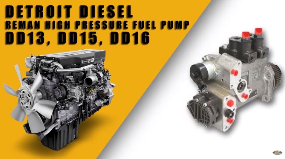 Bosch High-Pressure Fuel Pump For Detroit Diesel DD13, DD15, DD16 ...
