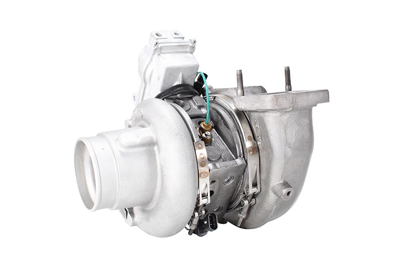 Cummins ISX Long Turbocharger with Actuator, Remanufactured (5357368)