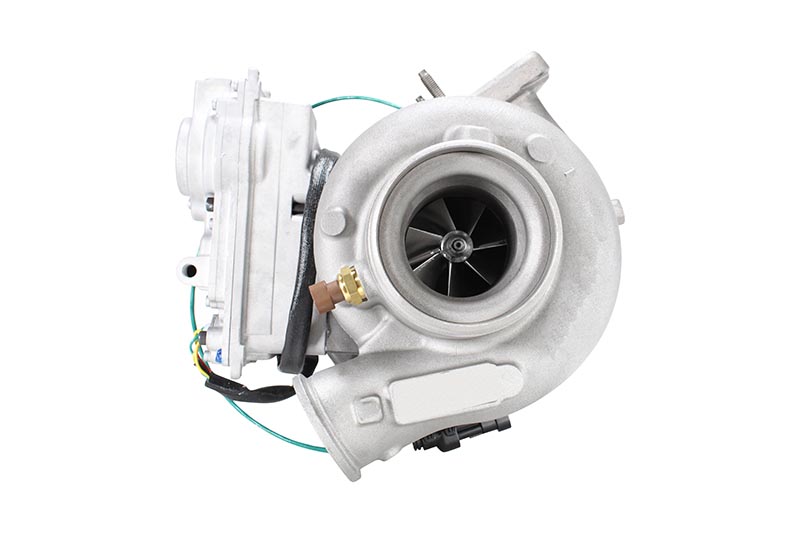 Cummins ISX Long Turbocharger with Actuator, Remanufactured (5357368)