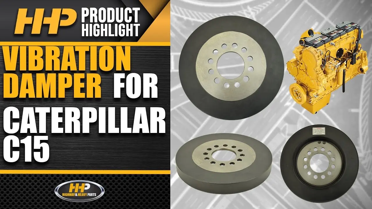 Caterpillar C15 Vibration Damper | Feeling Vibration Or Running Rough ...