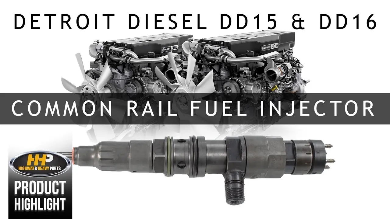 Common Rail Fuel Injector, Detroit Diesel DD15 / DD16, Genuine Bosch ...