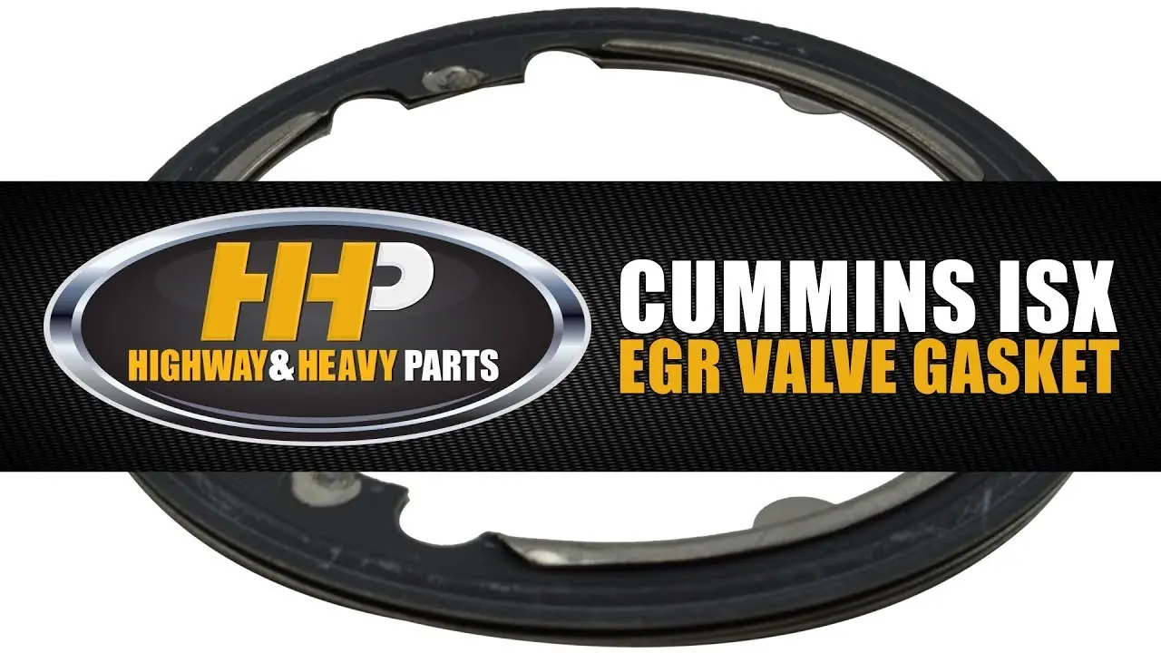 Diesel Engine EGR Valve Gasket Replacement, Cummins ISX, Shop Highway ...